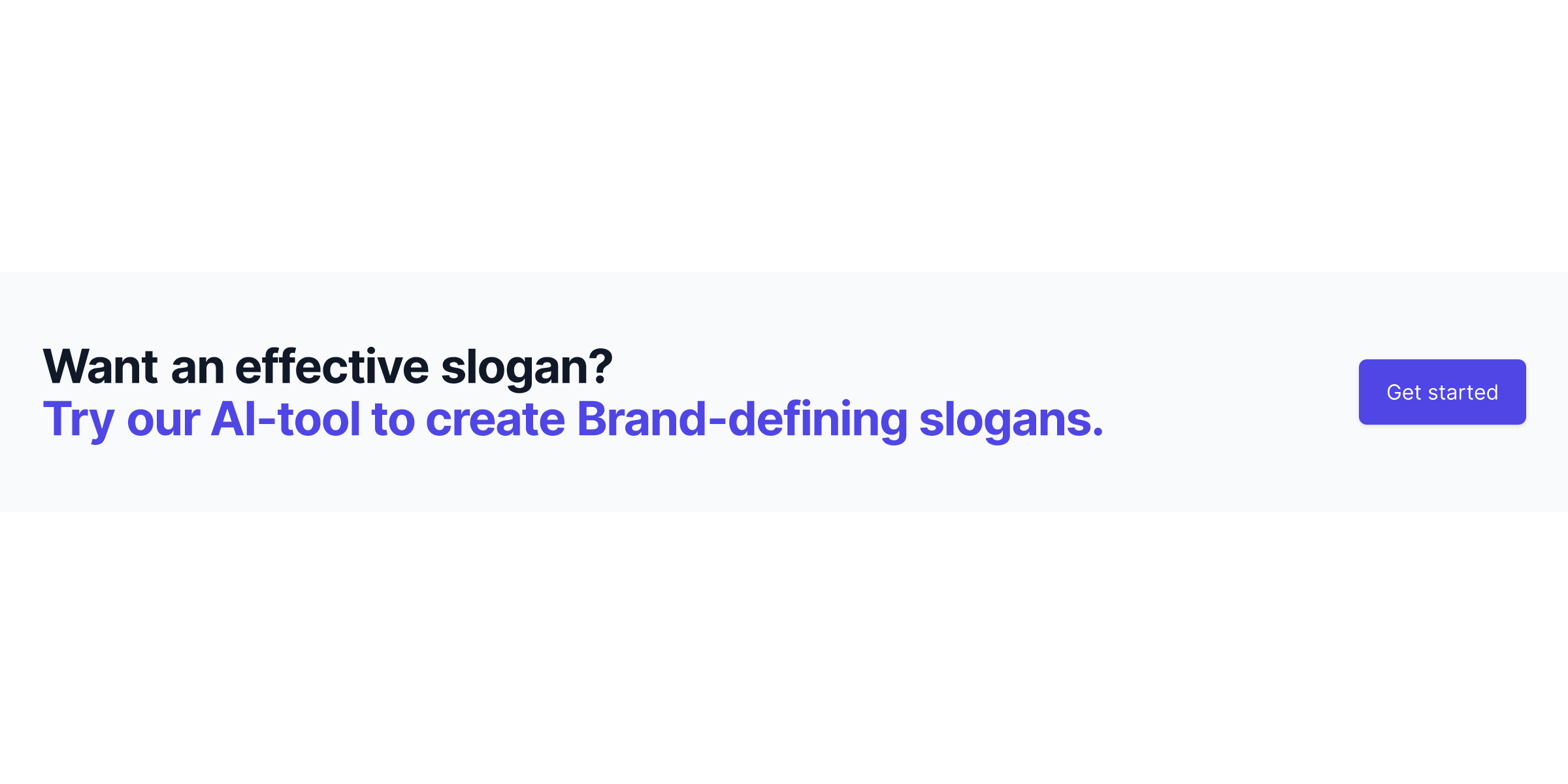 Powerful AI-tool to create memorable, catchy brand-defining slogans